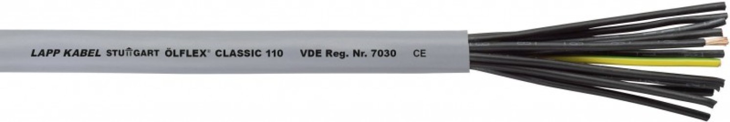 LAPP Cable OLFLEX CLASSIC 110 300/500V 4x1mm2 PVC gris