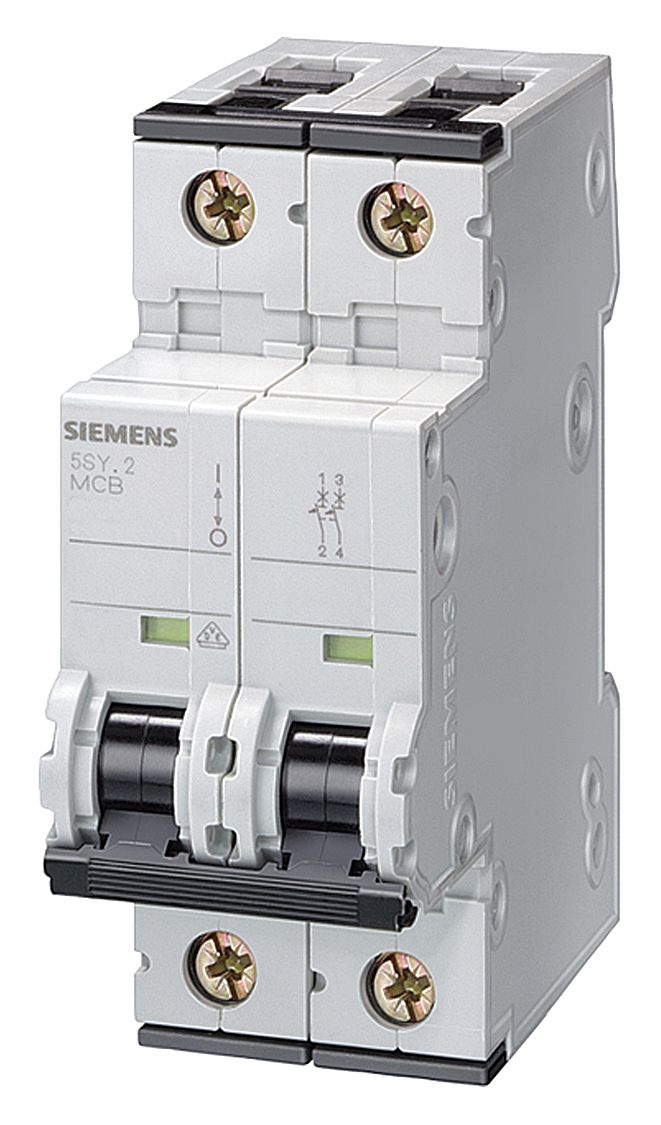 5SY4206-7 INTERRUPTOR TERMOMAGNETICO 2x6A 10kA/220VAC