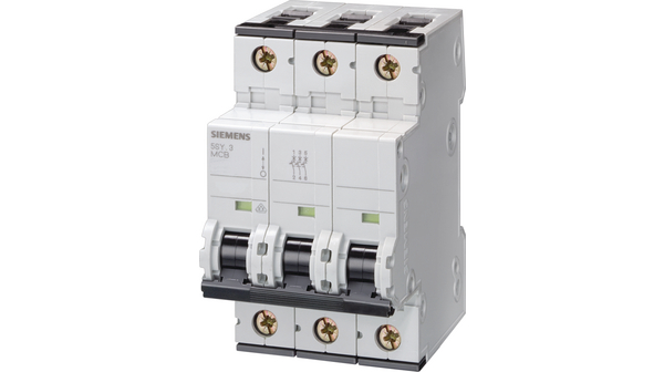 5SY4306-7 INTERRUPTOR TERMOMAGNETICO 3x6A 10kA/220VAC