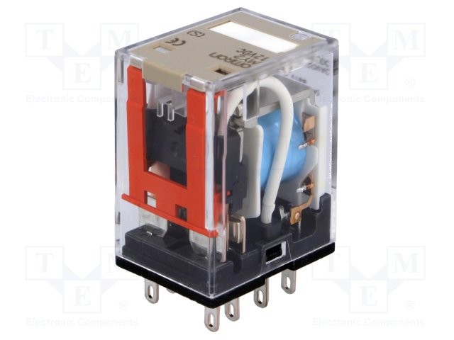 MINI RELE ENCAPSULADO 8P. 2NA+2NC 5A BOB. 24VDC