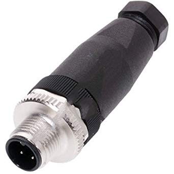 CONECTOR MACHO M12, 5 PINES, CONFECCIONABLE